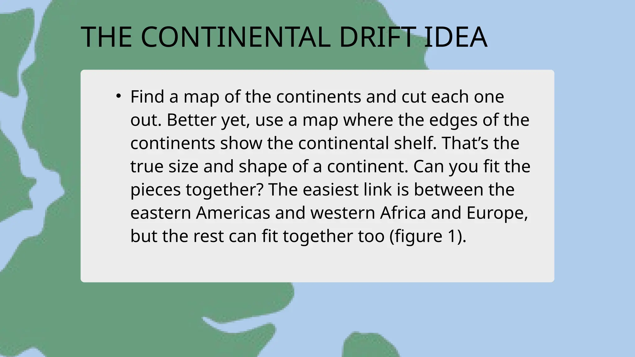 Theory of Continental Drift Science Presentation in Green Light Yellow ...