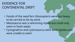Theory of Continental Drift Science Presentation in Green Light Yellow ...