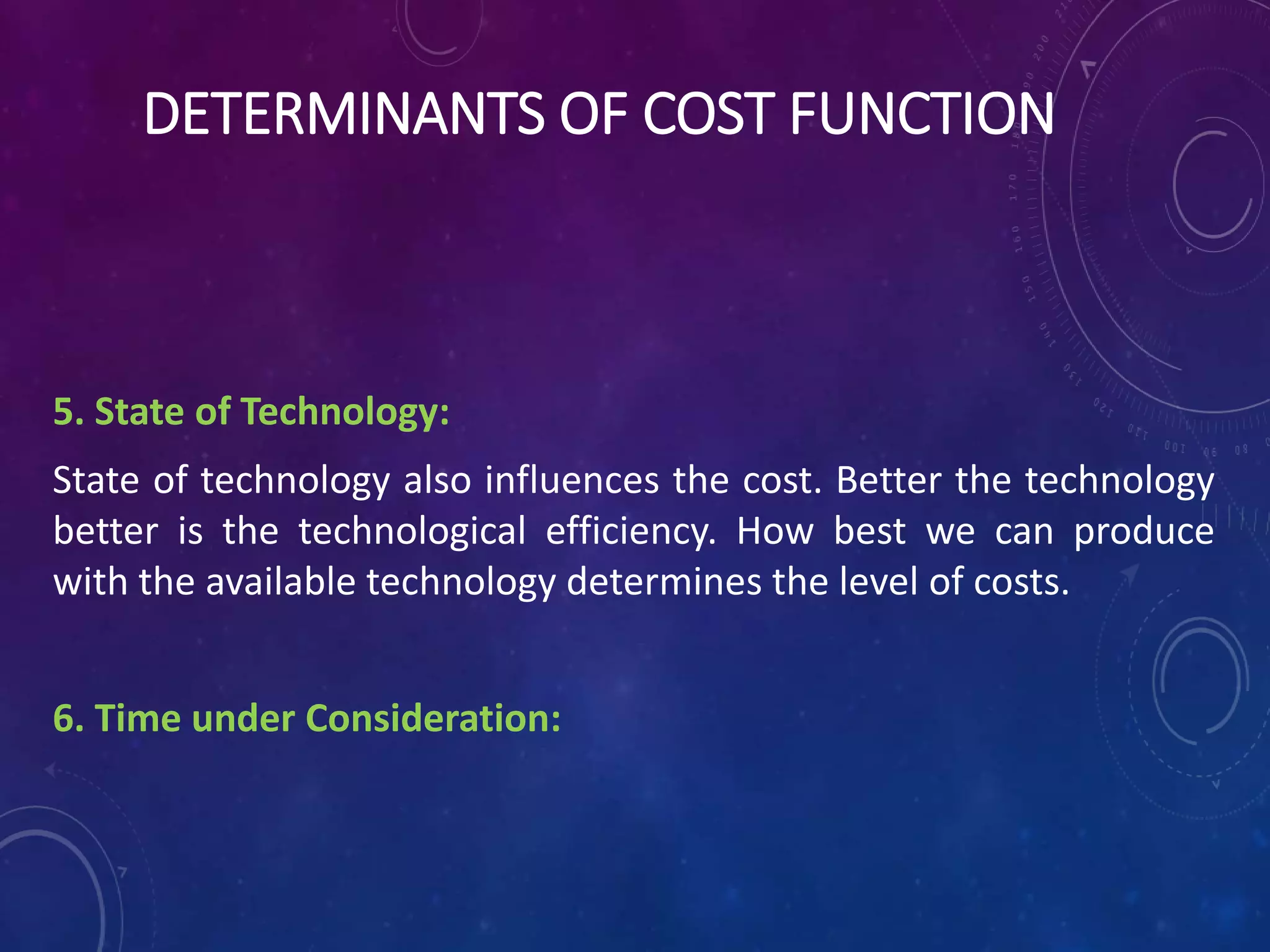 Theory of cost | PPTX