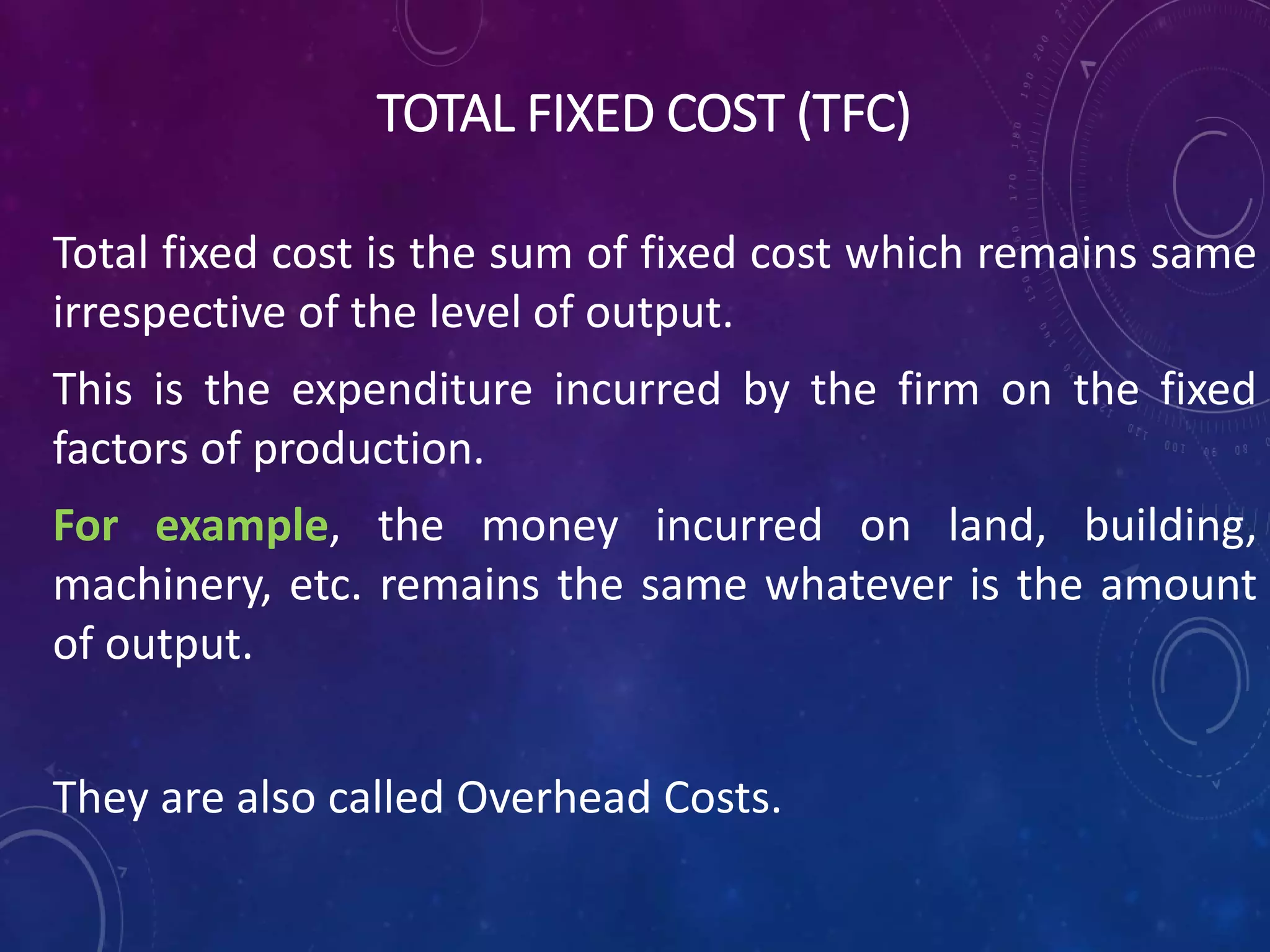 Theory of cost | PPTX
