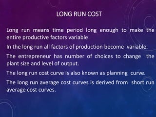 Theory of cost | PPTX