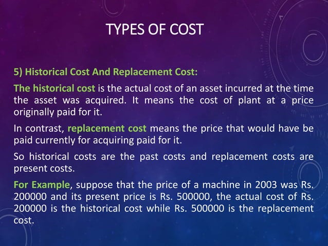 Theory of cost | PPTX