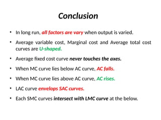 Theory of Cost (Short-run and Long-run Production Functions) | PPTX