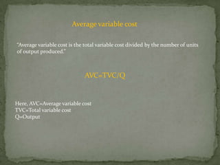 Theory of costs | PPTX