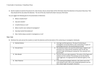 Theory of critical thinking development lesson plan "Crimes ...