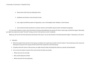 Theory of critical thinking development lesson plan "Crimes ...