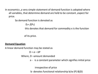 Theory Of Demand 1 | PPT