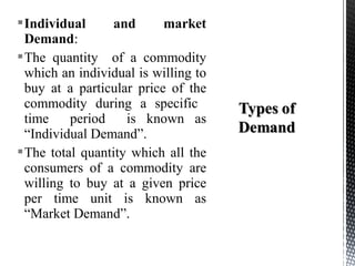 Theory of demand | PPT