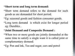 Theory of demand | PPT