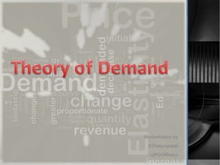 Theory of demand | PPTX