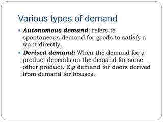 Theoryofdemand | PPT