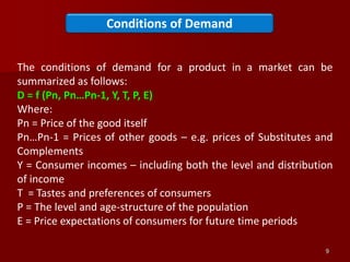 Theory of demand | PPTX