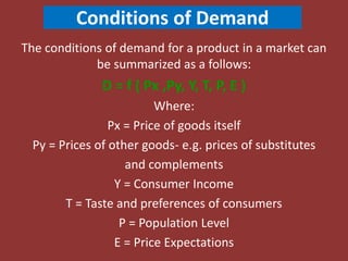 Theory of demand | PPT