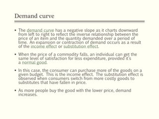 Theory of demand | PPTX