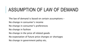Theory of demand | PPTX