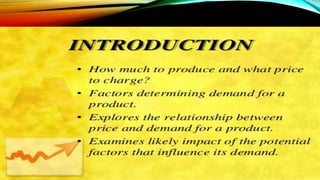 Theory of demand | PPT