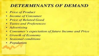 Theory of demand | PPT