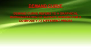 THEORY OF DEMAND in detail with law of demand | PPTX