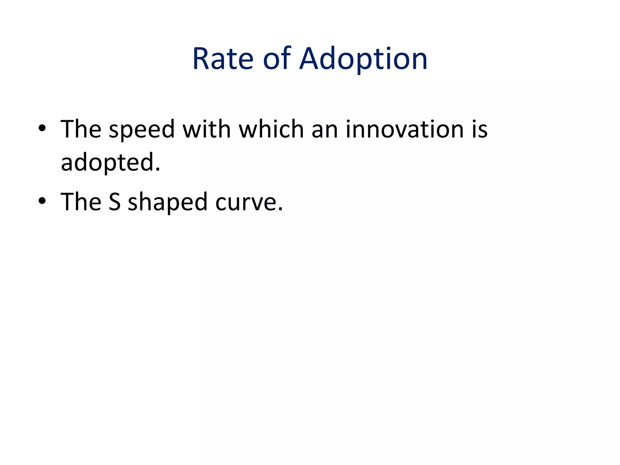 Theory of Diffusion of innovations presentation | PPTX