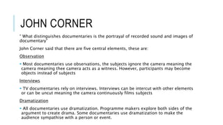 Theory of documentary | PPT