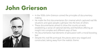 Theory of documentary2 | PPT