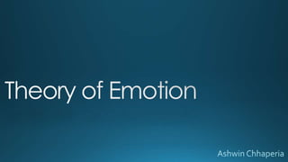 Theory of emotion | PPTX