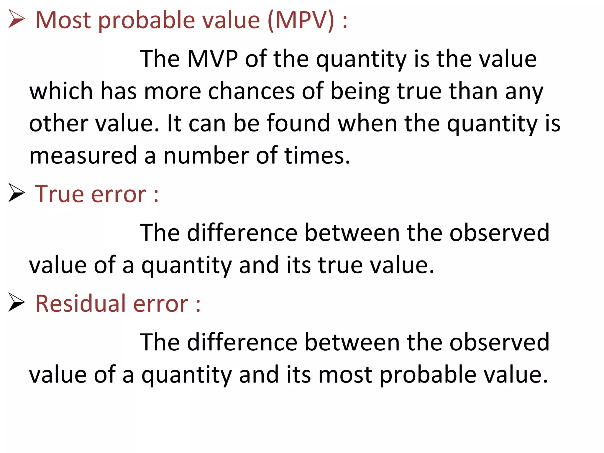 Theory of errors | PPTX