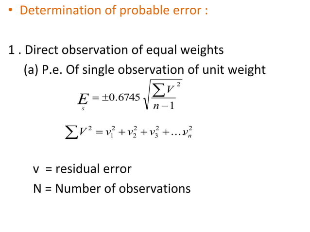 Theory of errors | PPTX | Physics | Science