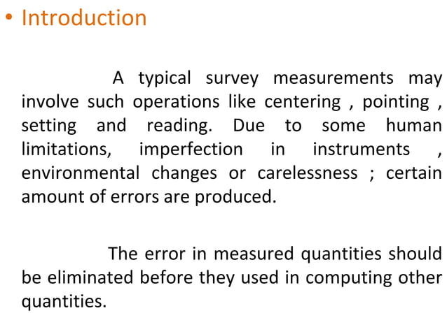 Theory of errors | PPTX | Physics | Science