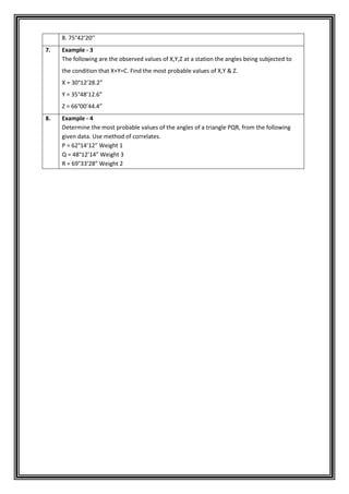 Theory of Errors - Assignments | PDF