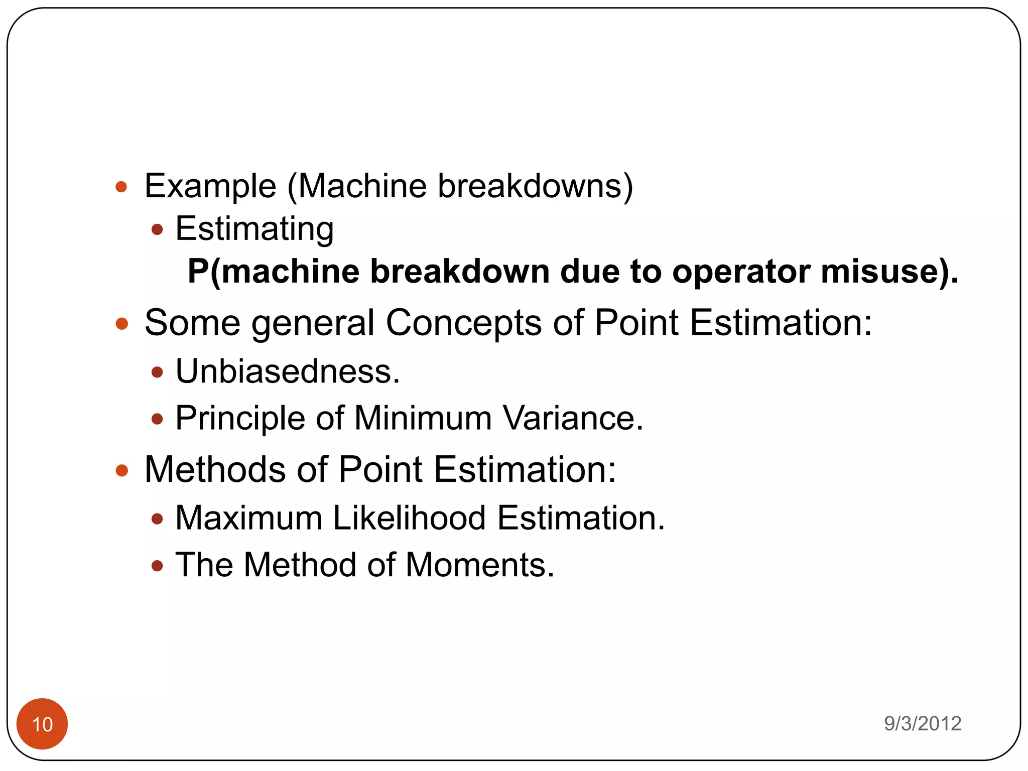 Theory of estimation | PPTX
