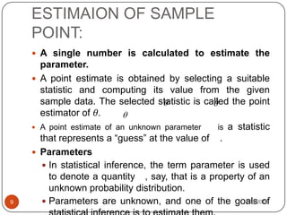 Theory of estimation | PPTX