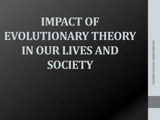 THEORY OF EVOLUTION | PPTX