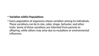 Theory of EVOLUTION.pptx BY CHARLES DARWIN | PPT