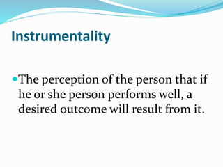 Theory of expectancy | PPTX