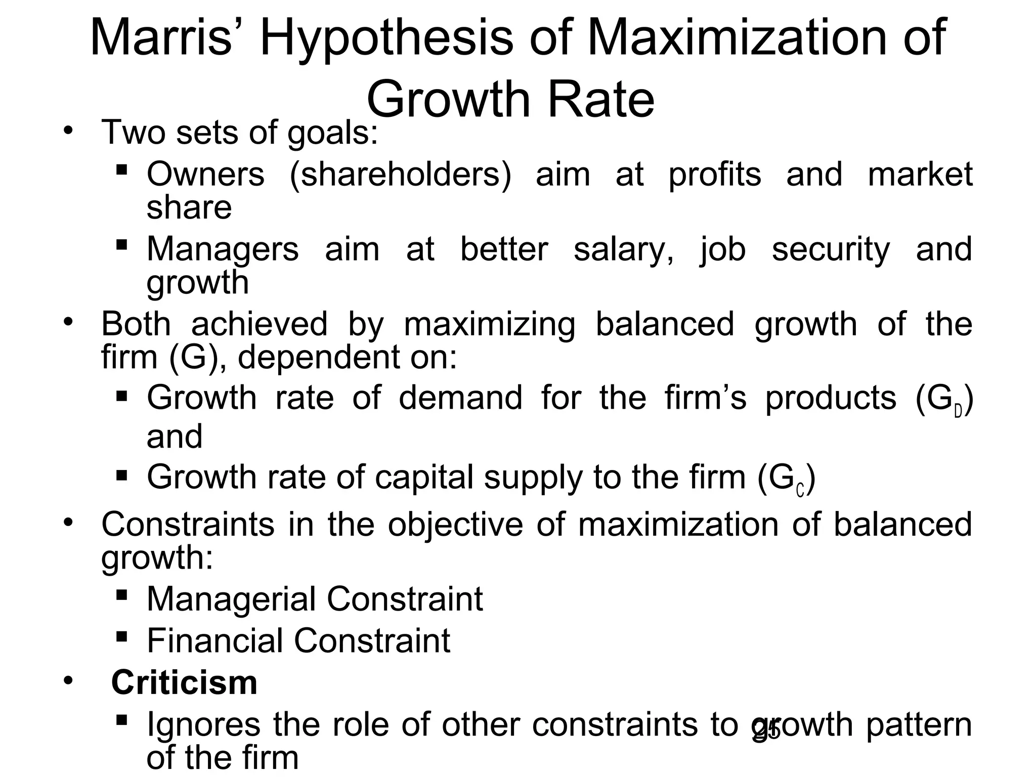 Theory of firm | PPT