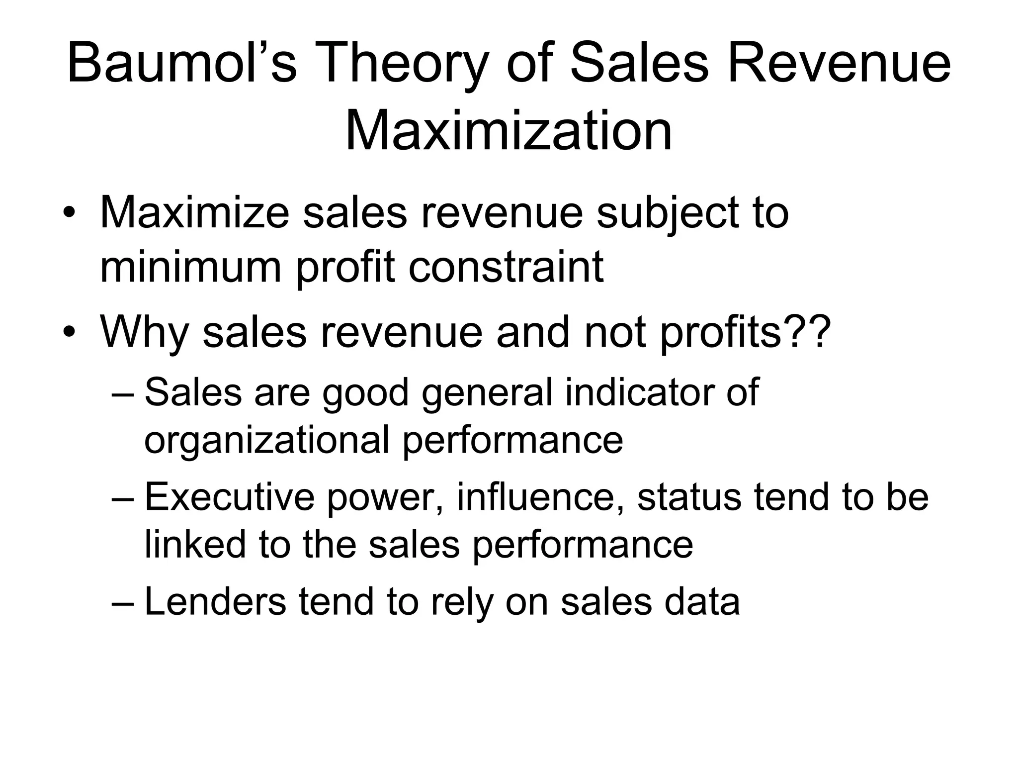Theory of firm | PPT