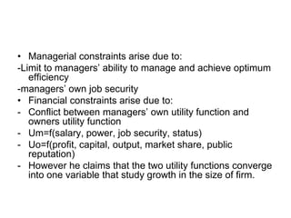 Theory of firm | PPT