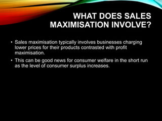 Theory of firm | PPTX | Sales | Business