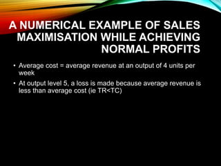 Theory of firm | PPTX | Sales | Business