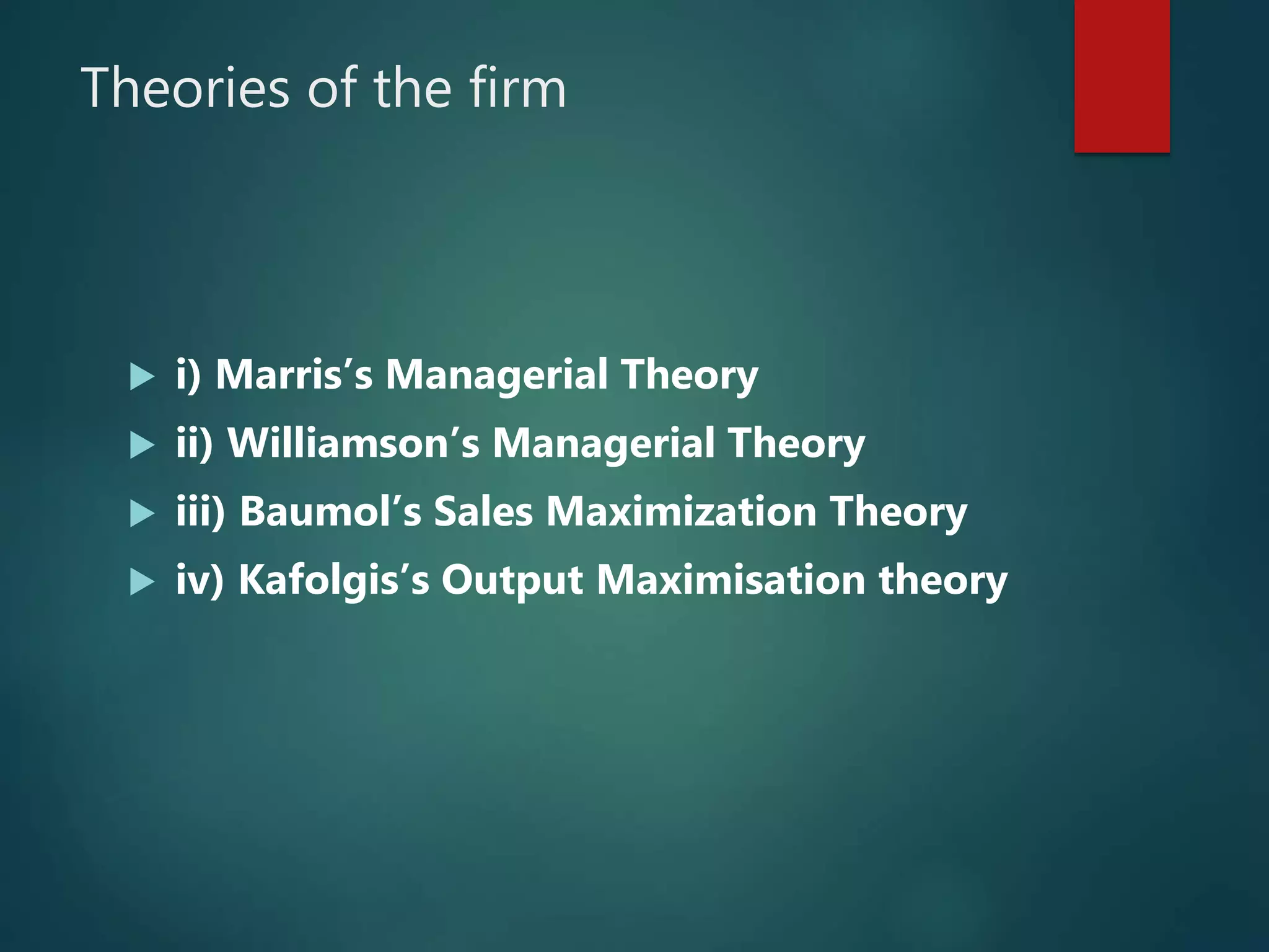 Behavioral Theory of Firm | PPTX