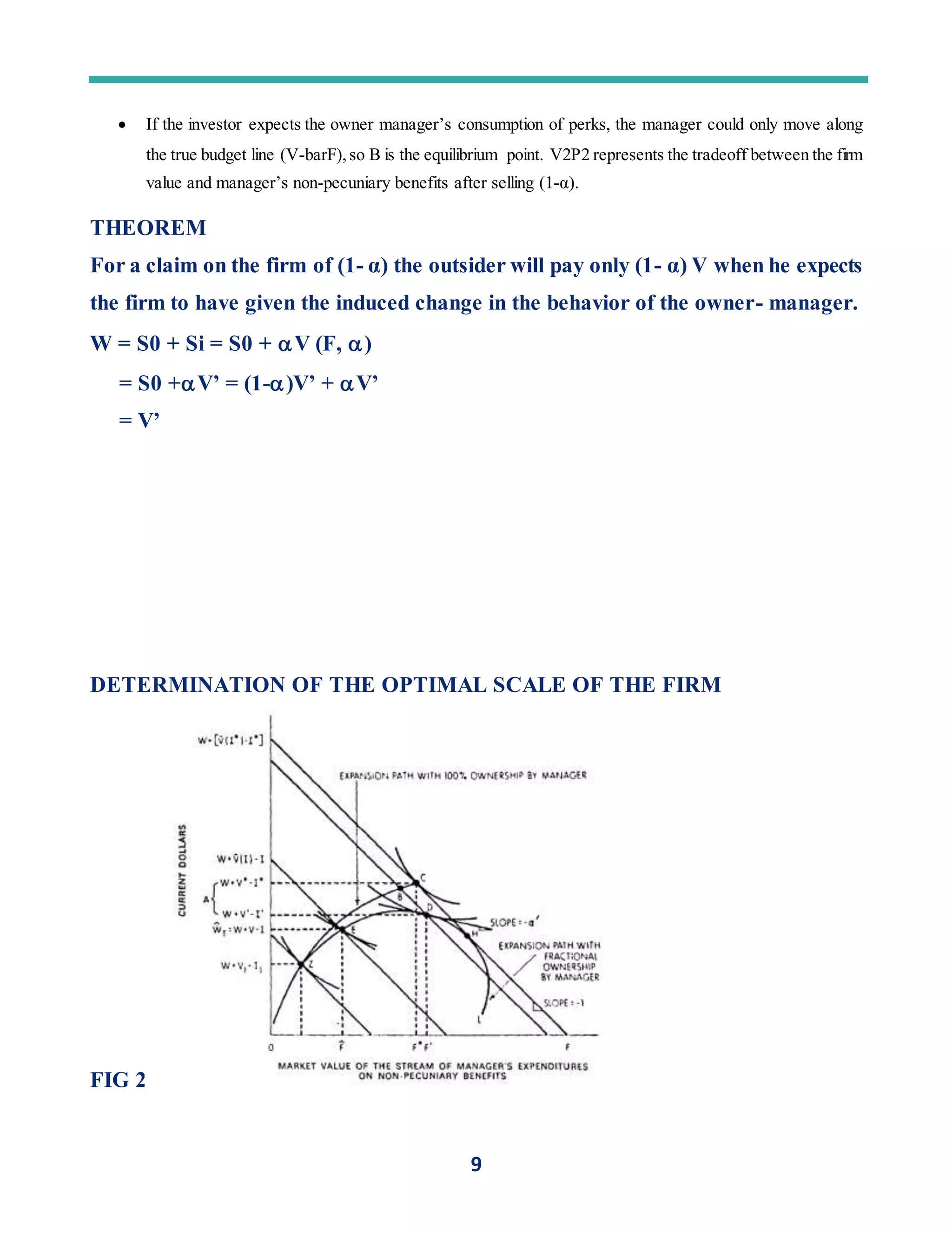 Theory of firm managerial behavior agency costs and ownership structure ...