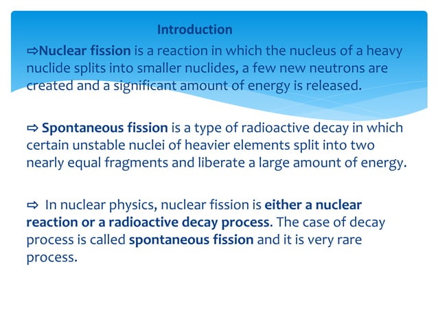Theory of Fission and Spontaneous Fission.pptx | Chemistry | Science