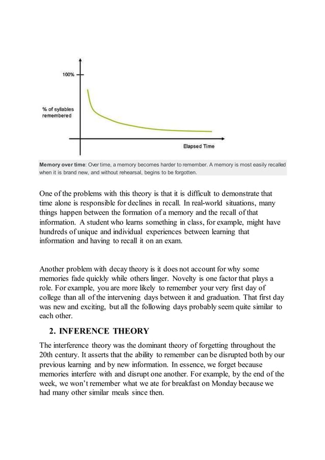 Theory of forgetting | DOCX