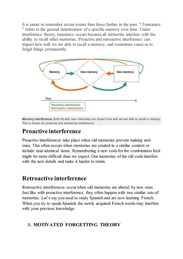 Theory of forgetting | DOCX