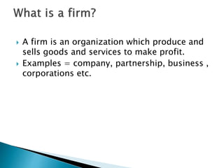 Theory of frims cllg presentation | PPT