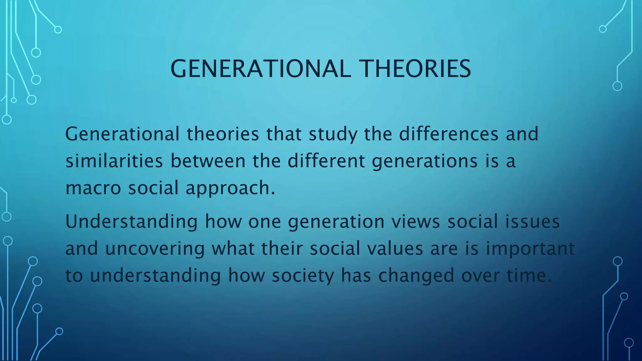 Theory of generation | PPTX