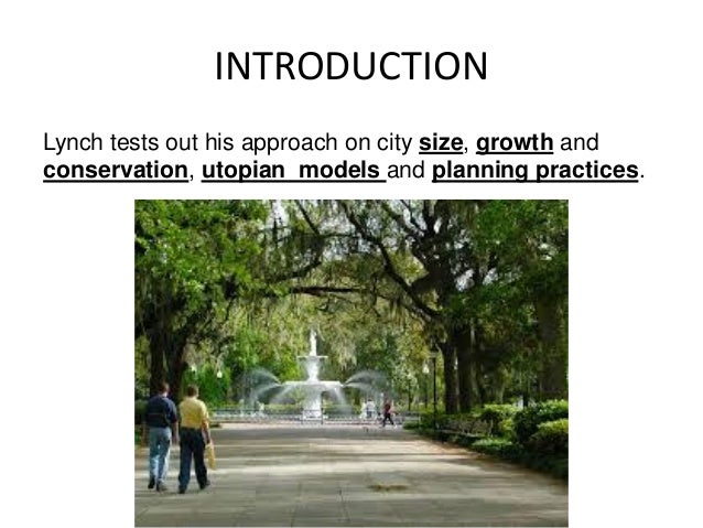 Theory of Good City Form - Kevin Lynch - Reading Presentation | PDF