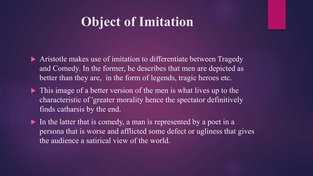 theory of imitation g1.pptx | Poetry | Books and Literature