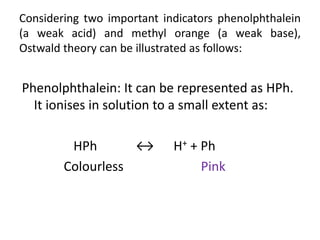 Theory of indicator | PPTX